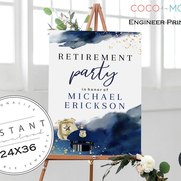 Police Retirement - Etsy