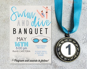 Night Swim Invitation - Etsy
