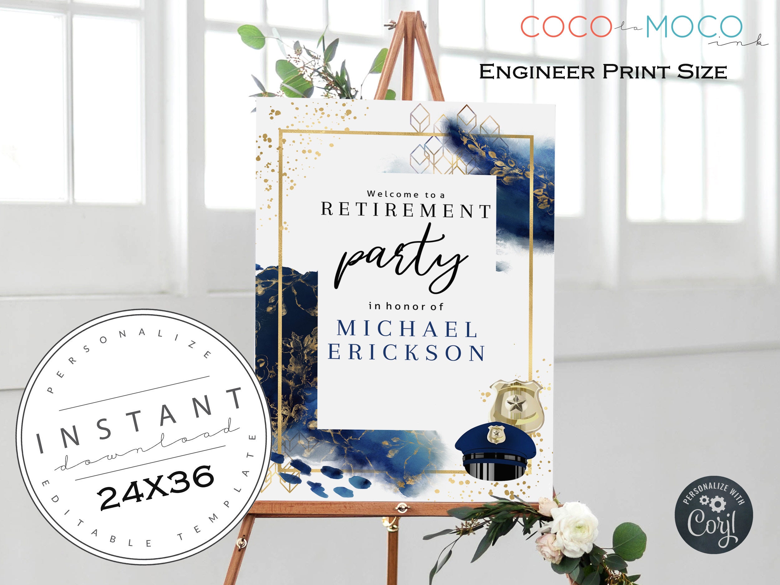 Retirement Poster Templates