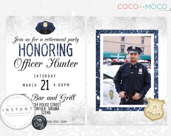Police Retirement Party - Etsy