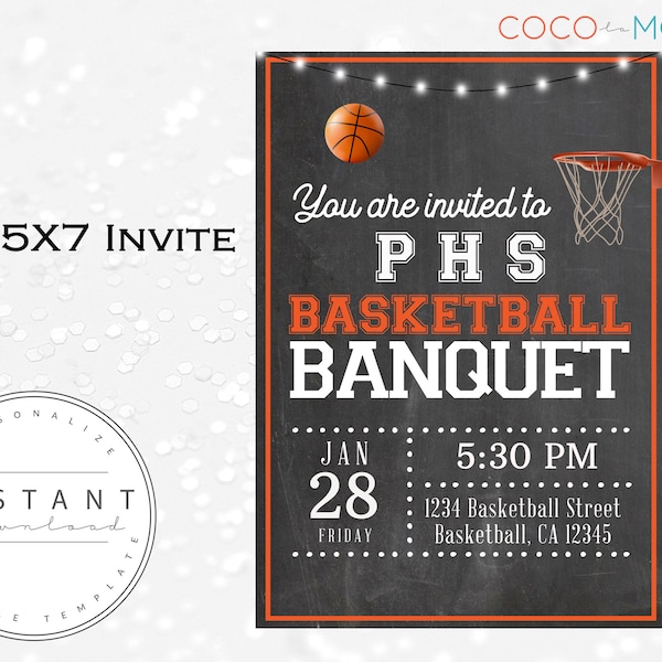 Senior Night Basketball Table - Etsy