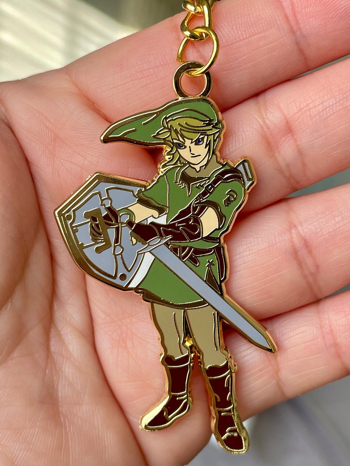 Legend of Zelda Link Keychain - Etsy