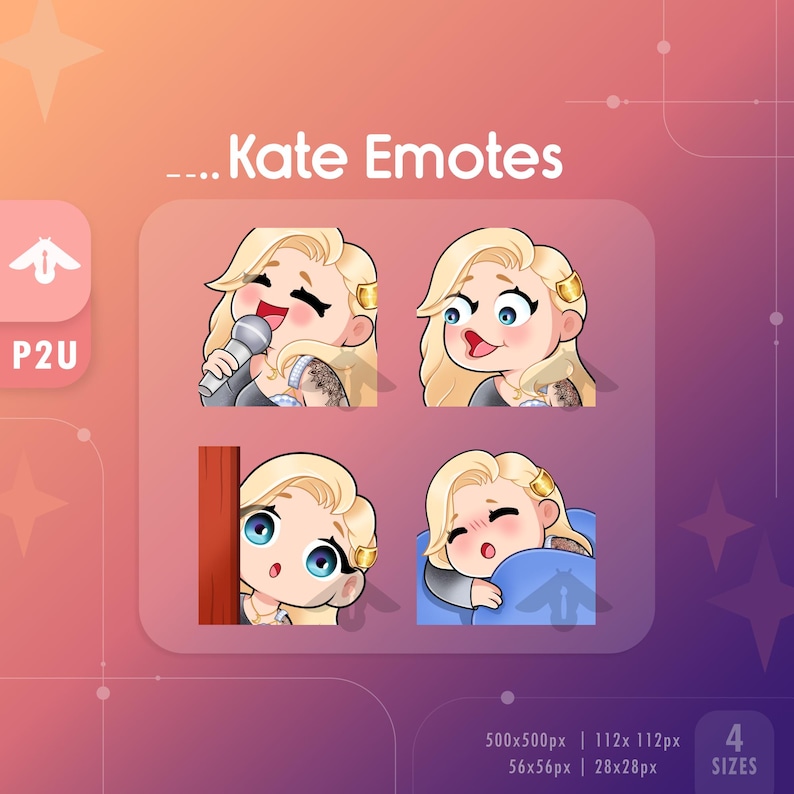 DBD Kate Emote Pack 3 | Streamer Emotes | Horror Emotes for Twitch and ...