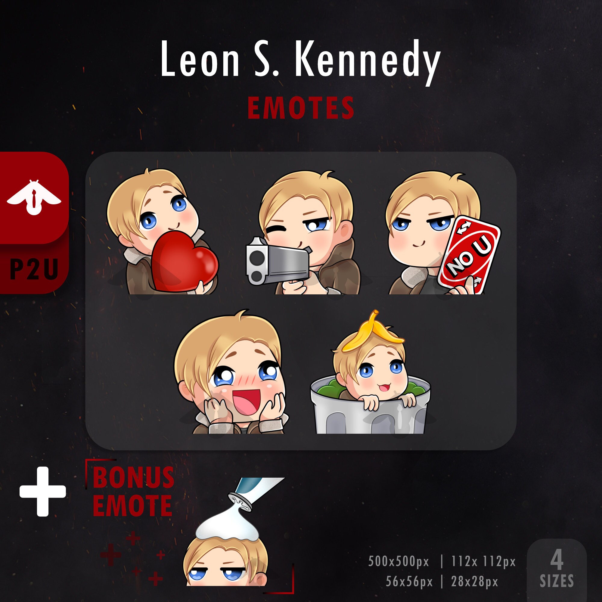 Dead by Daylight Leon Emote Set for Twitch/youtube/discord - Etsy