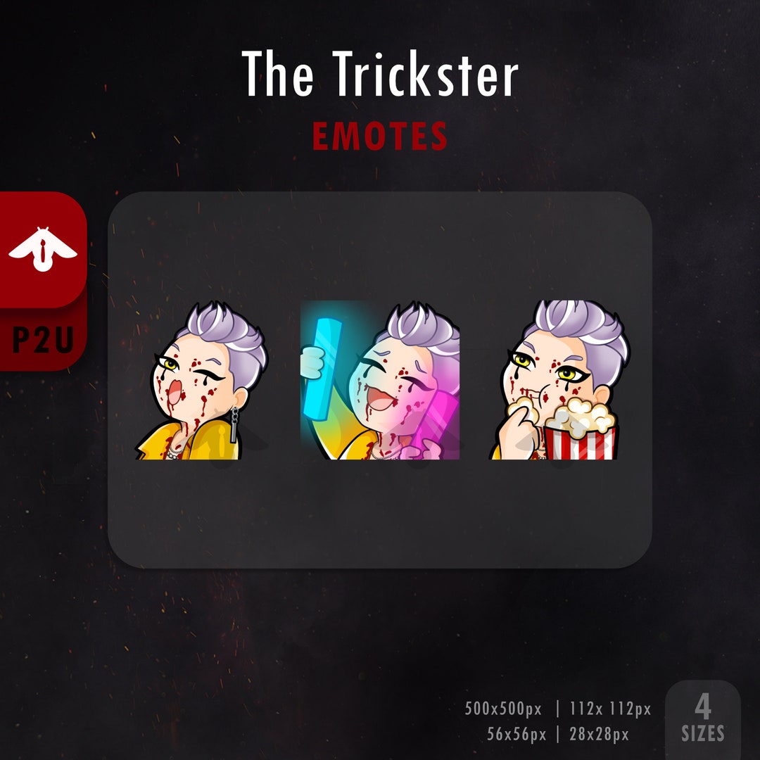 Dead by Daylight the Trickster 3 Pack Emote Set for Twitch/youtube ...