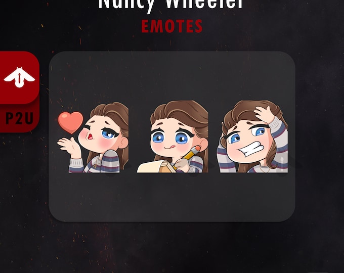 Dead by Daylight Nancy 3 Pack Emote Set for Twitch/youtube/discord - Etsy