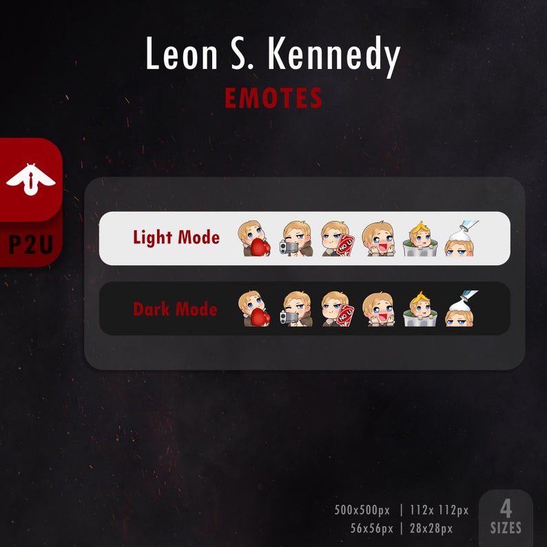 Dead by Daylight Leon Emote Set for Twitch/youtube/discord - Etsy