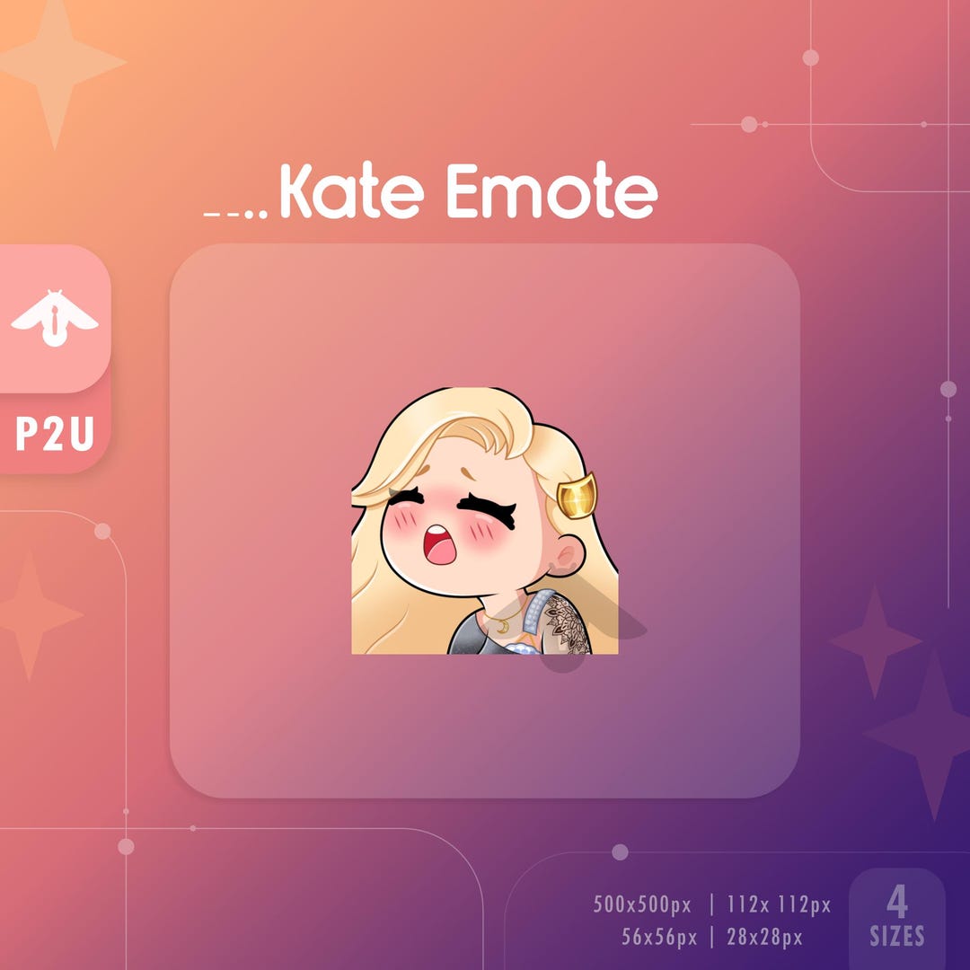 DBD Kate Gasm Emote | Streamer Emote | Horror Emote for Twitch and ...