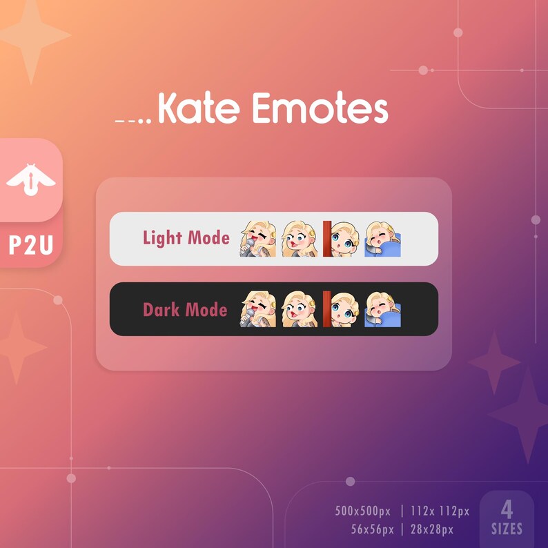 DBD Kate Emote Pack 3 Streamer Emotes Horror Emotes for Twitch and ...