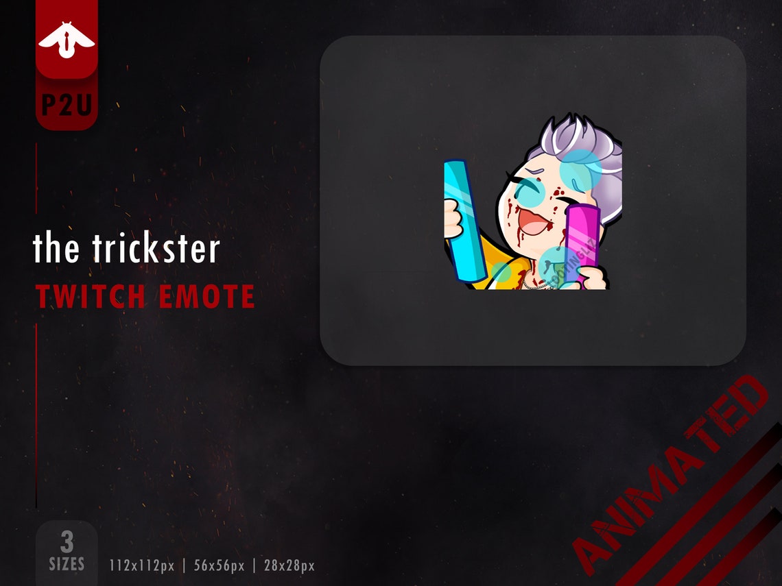 Animated Dead by Daylight the Trickster Emote for Twitch - Etsy