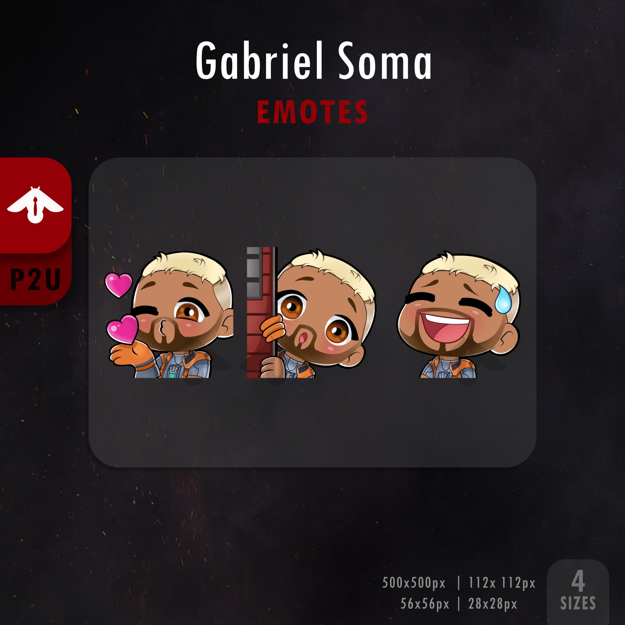 Dead by Daylight Gabriel Soma 3 Pack Emote Set for Twitch/youtube/discord - Etsy