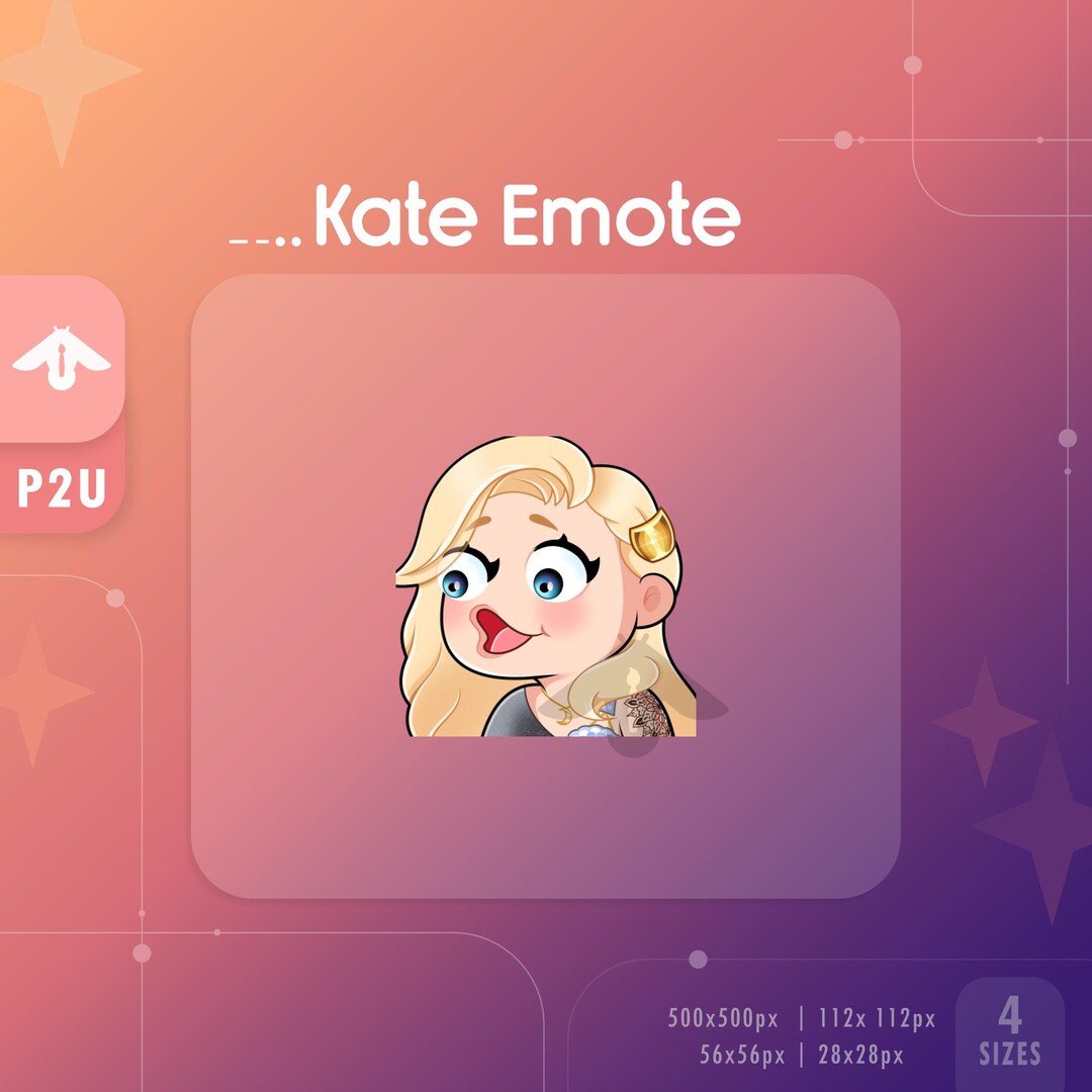 DBD Kate POG Emote Streamer Emote Horror Emote for Twitch and Discord ...