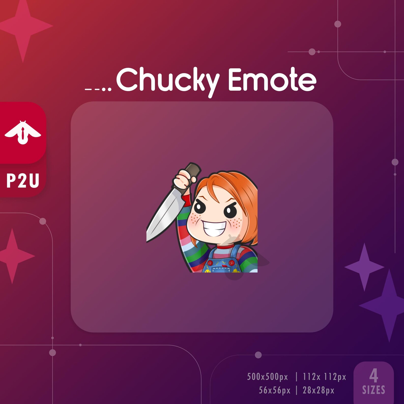 DBD Chucky Rage Emote | Streamer Emote | Horror Emote for Twitch and ...
