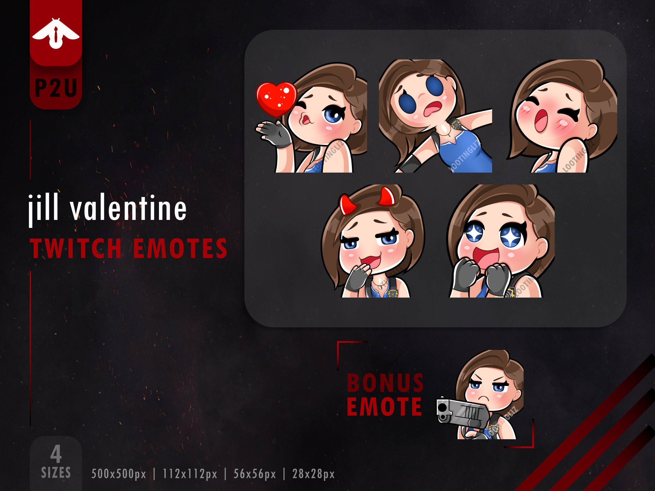 Resident evil twitch emotes - Etsy.de