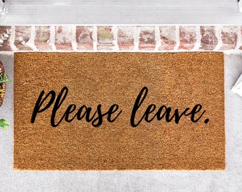 Leave Doormat | Etsy