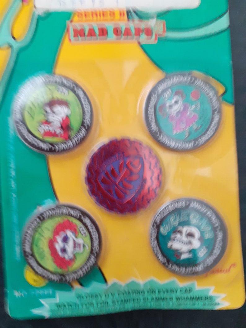 Mad Caps Series 2 Whammer Slammers Vintage 1990s Collector Caps Game ...