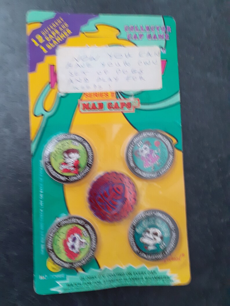 Mad Caps Series 2 Whammer Slammers Vintage 1990s Collector Caps Game ...