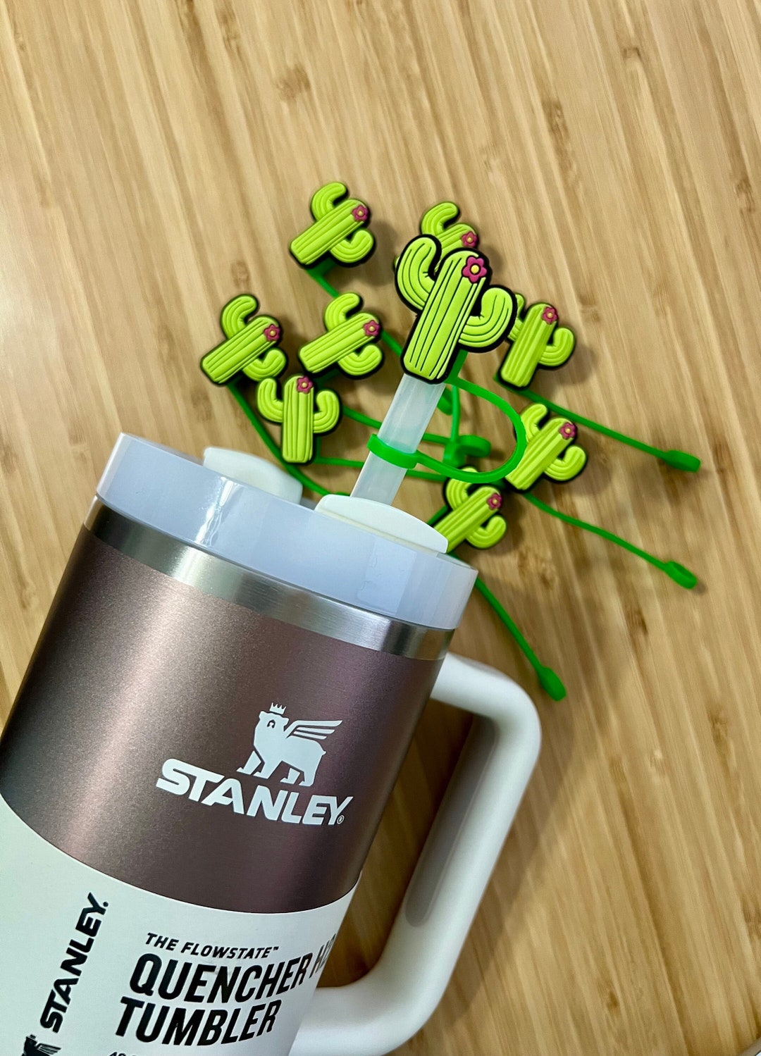 Cactus Straw Topper Gift for Her Stanley Straw Topper Stanley Cup ...