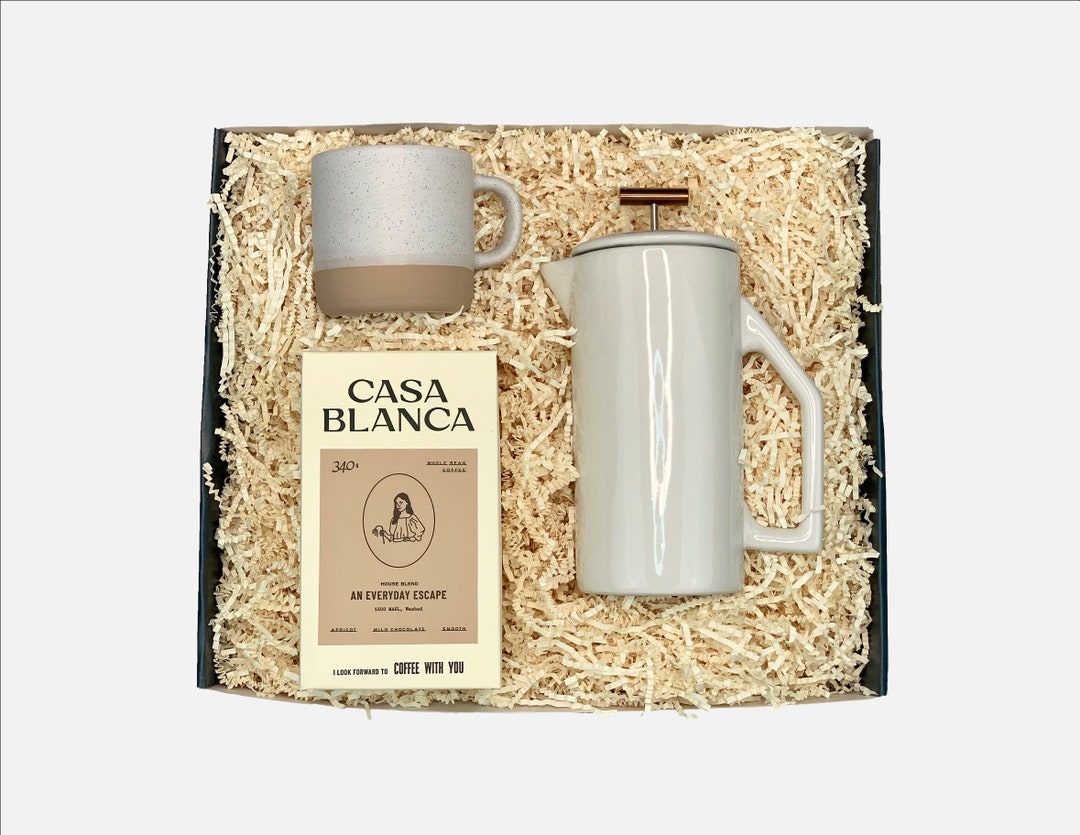 Modern Morning Coffee Gift Box With Personalized Card Coffee - Etsy