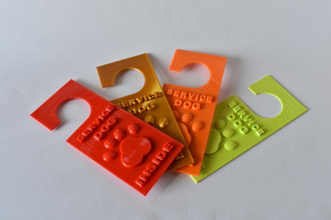 Service Dog Inside Sign - Etsy