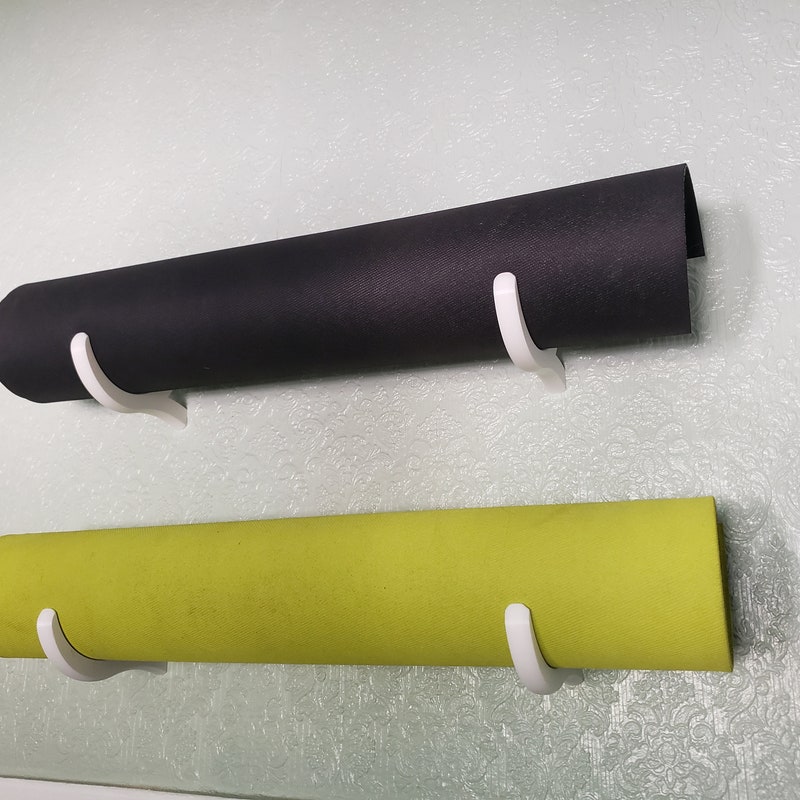 Yoga Mat Wall Holder - Etsy