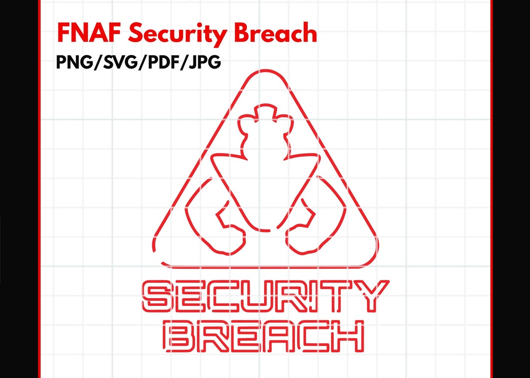 FNAF Security Breach svg/PNG/pdf/jpg Glamrock Freddy Glam Bear Five ...