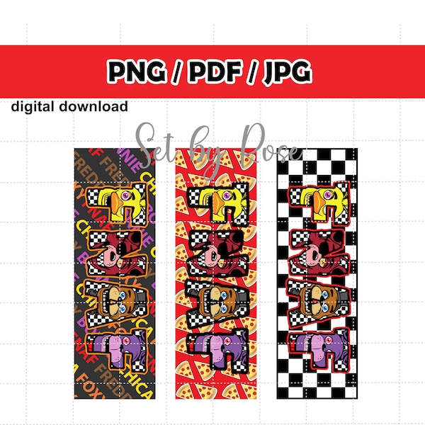 Five Nights at Freddys Bookmark - Etsy