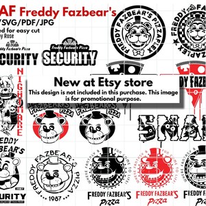 Five Nights at Freddy's FNAF 5naf/security Breach/ Svg/png/pdf/jpg - Etsy