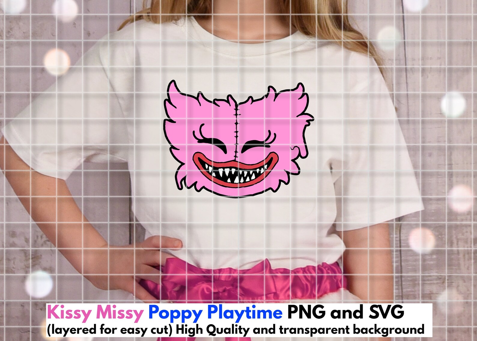 Kissy Missy Poppy Playtime Fnf PNG and SVG Digital Download/perfect for ...