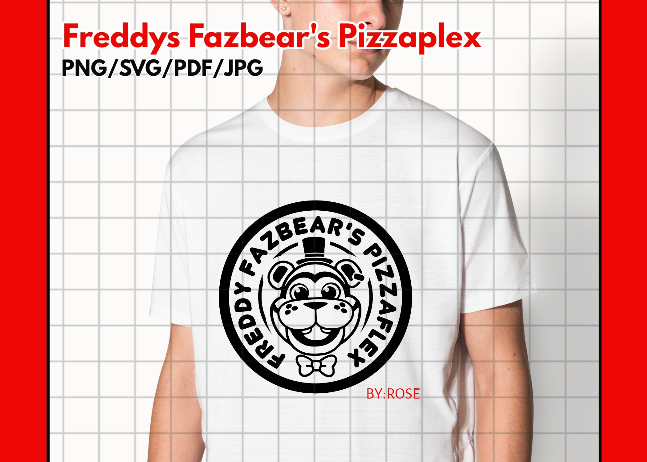 Five Nights at Freddy's Pizzaplex FNAF Security Breach Logo Svg/png/pdf ...