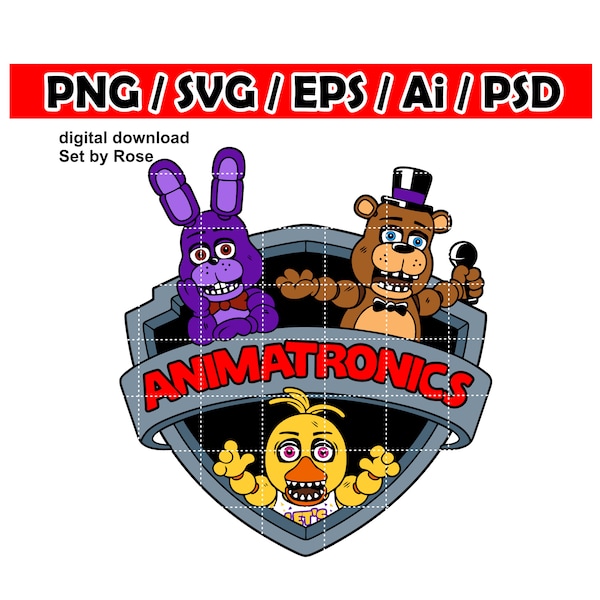 Five Nights at Freddys Animatronics - Etsy