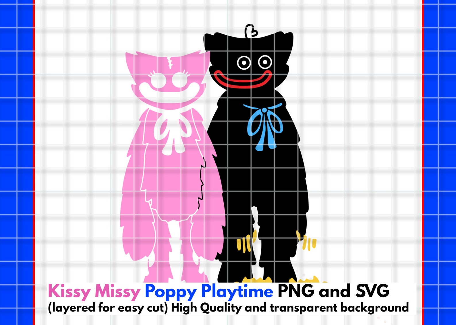 Kissy Missy Poppy Playtime Fnf PNG and SVG Digital Download/perfect for ...