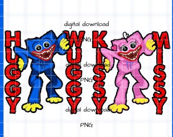 Huggy Wuggy Decal | Etsy