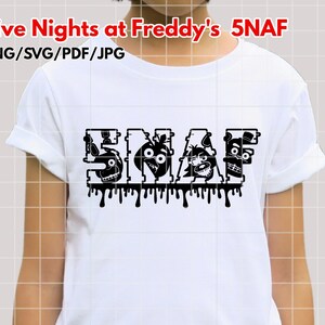 Five Nights at Freddy's FNAF 5naf/security Breach/ Svg/png/pdf/jpg - Etsy