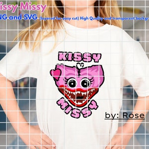 Kissy Missy Poppy Playtime PNG N SVG Digital Download Zip File /perfect ...