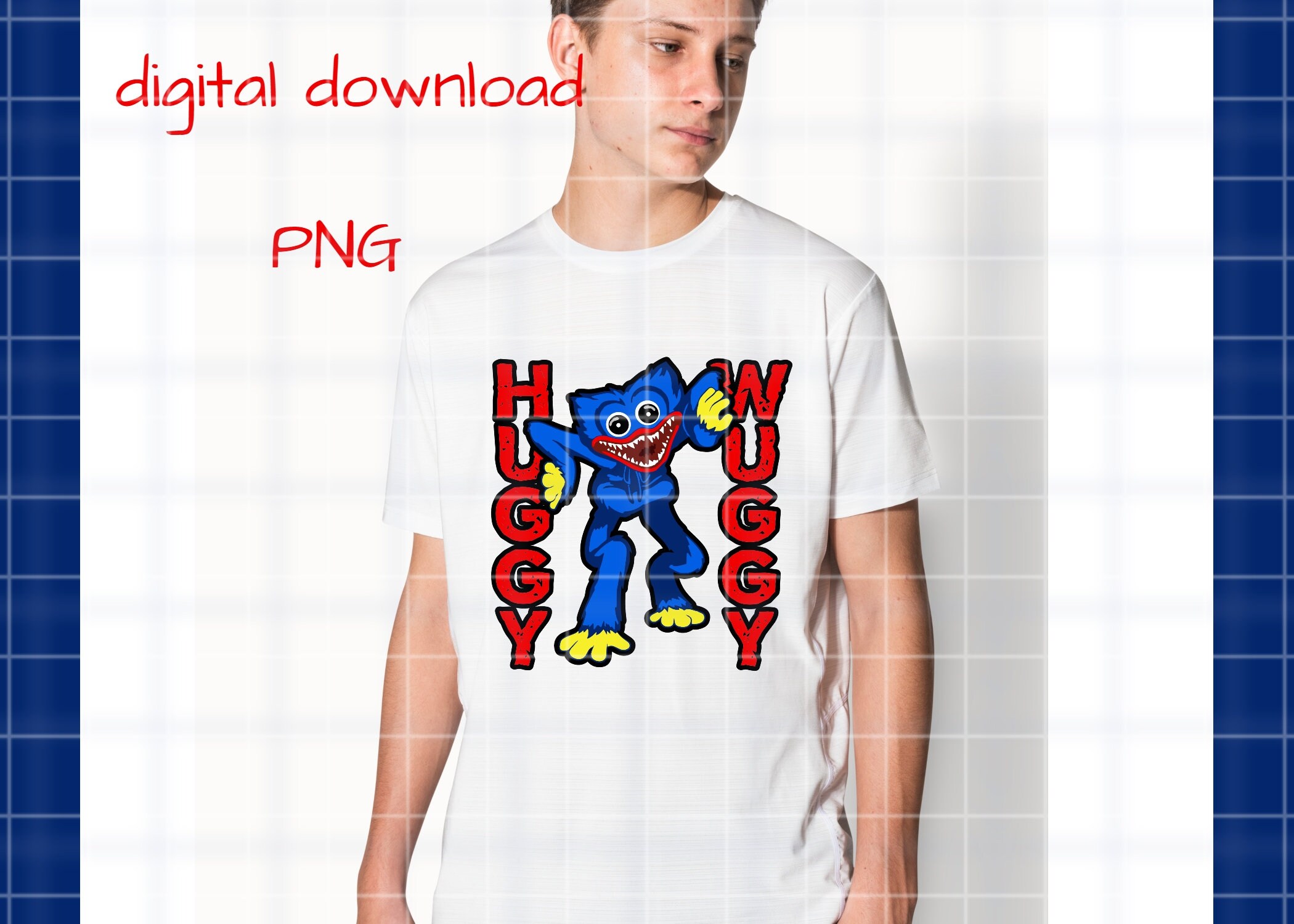 Digital Huggy Wuggy Playtime fnf PNG and SVG digital download/perfect ...