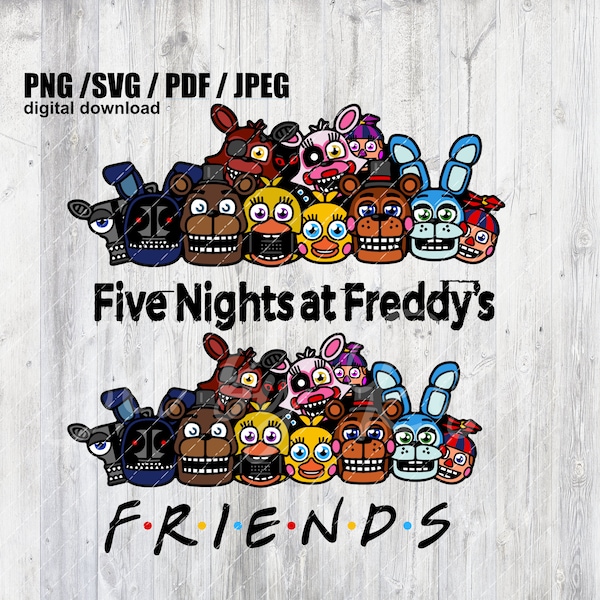 Five Nights at Freddys Vector - Etsy