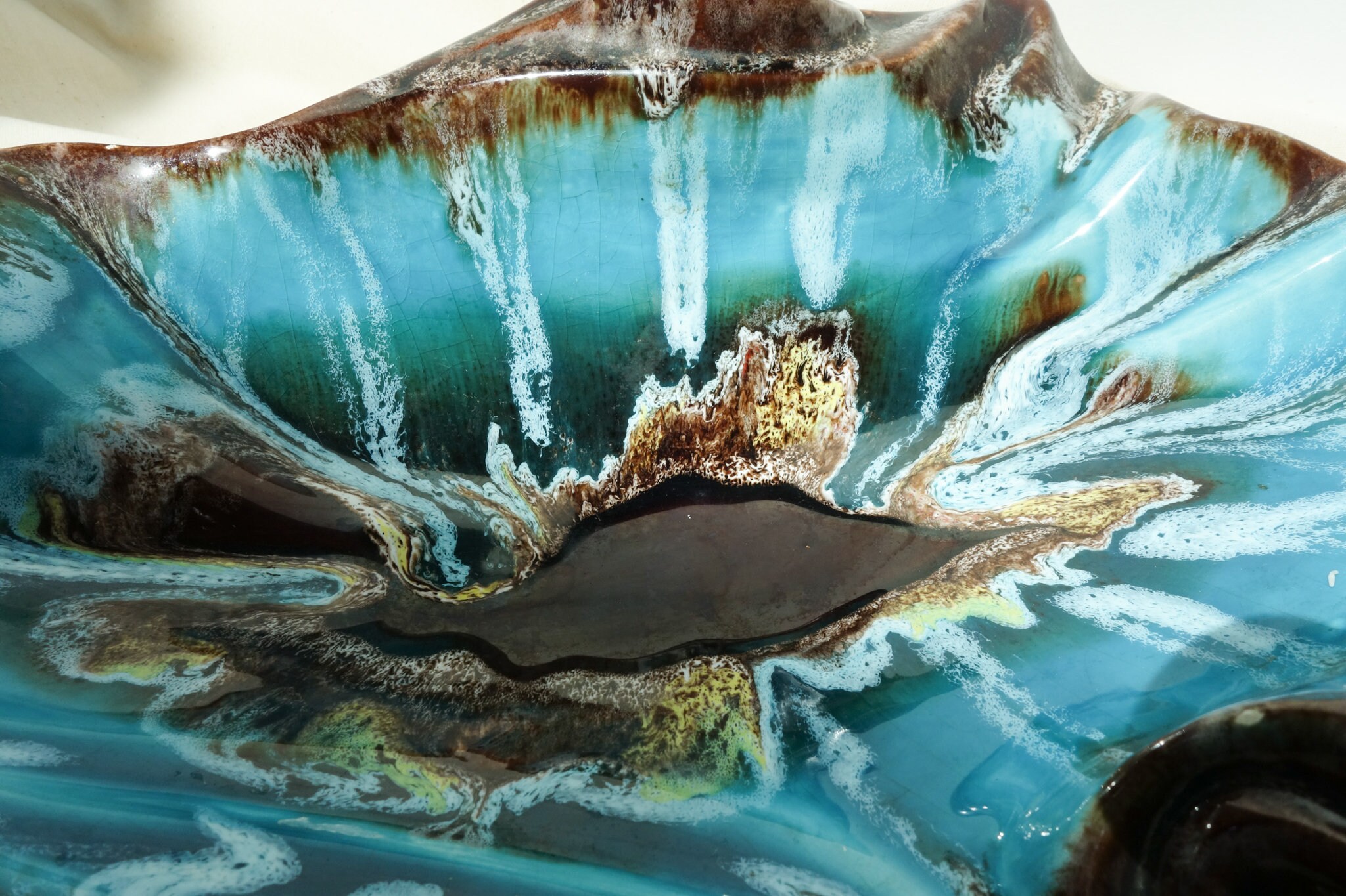 50s Vallauris Fat Lava Fruit Platter. - Etsy Australia