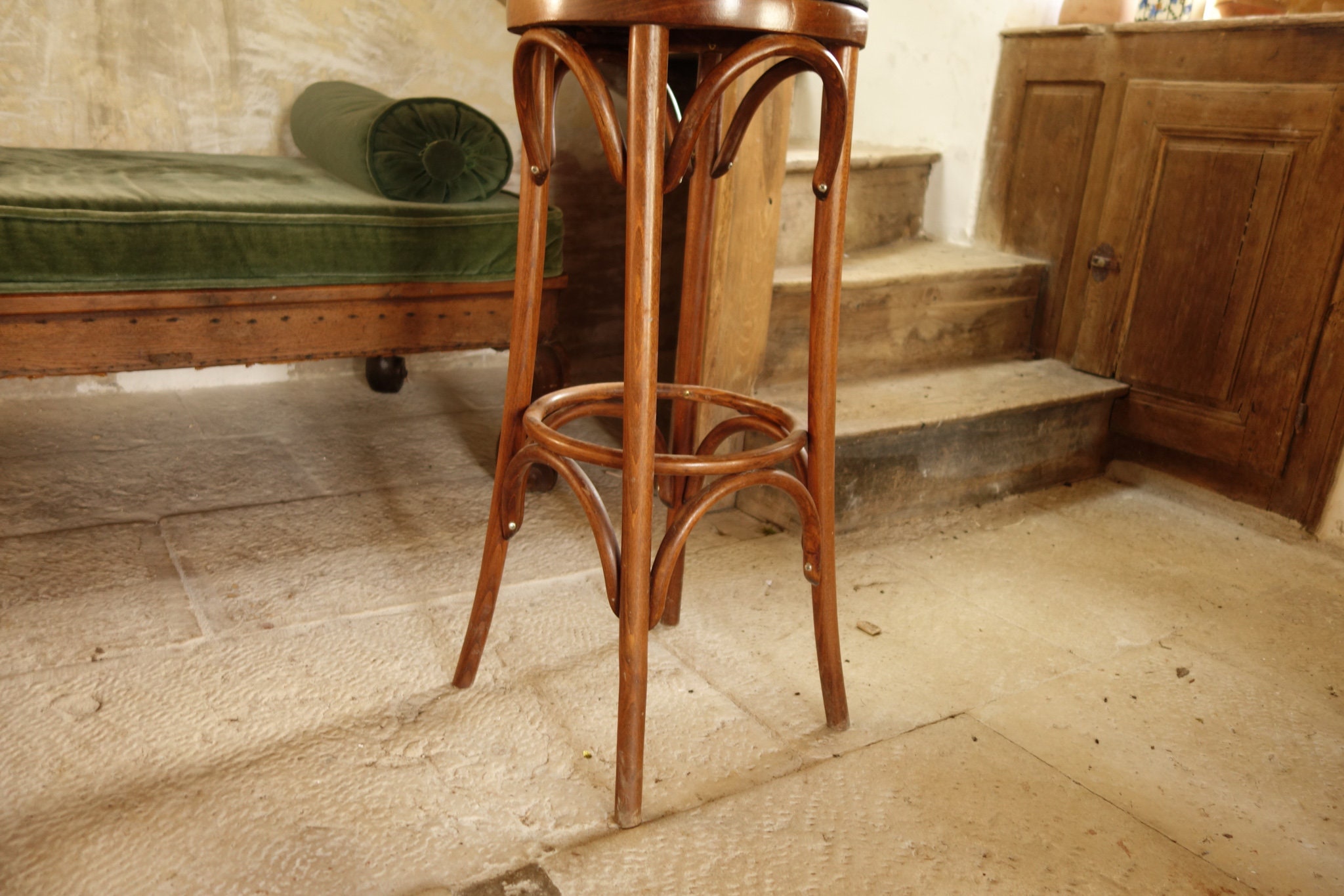 Midcentury English Bentwood Bar Stool. - Etsy