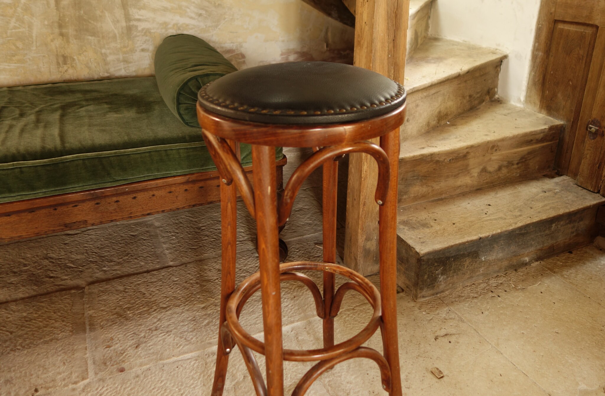 Midcentury English Bentwood Bar Stool. - Etsy