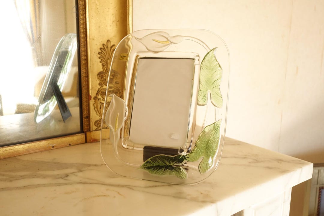 Luminarc French Glass Art Photo Frame - Etsy