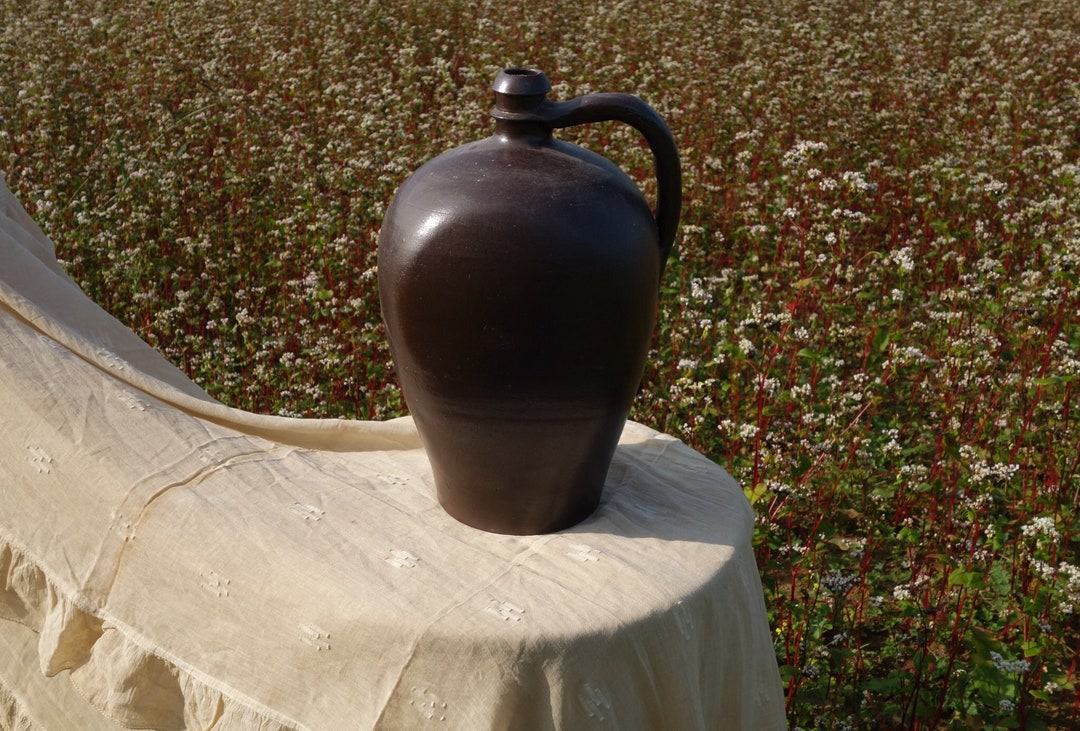 French Rustic Ceramic Pottery Water Jug. - Etsy