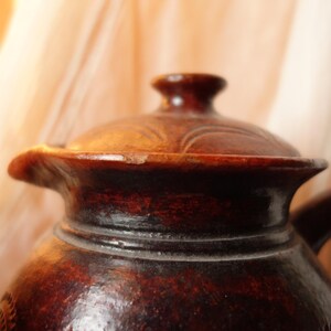 African Primitive Tea Set Service - Traditional African Clay Pottery ...