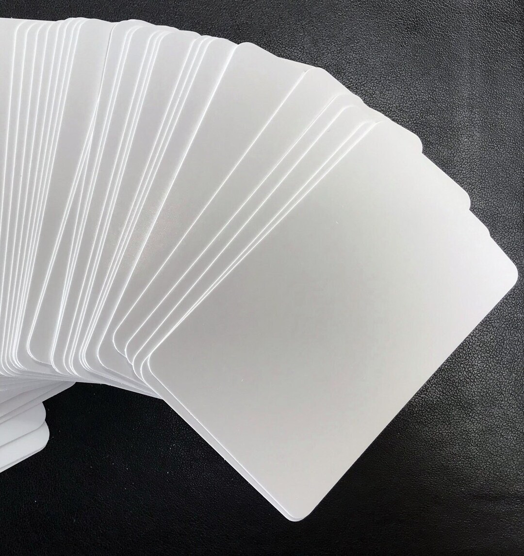 Blank Playing Cards - Flash or Poker Cards to Make Your Own Designs - Etsy