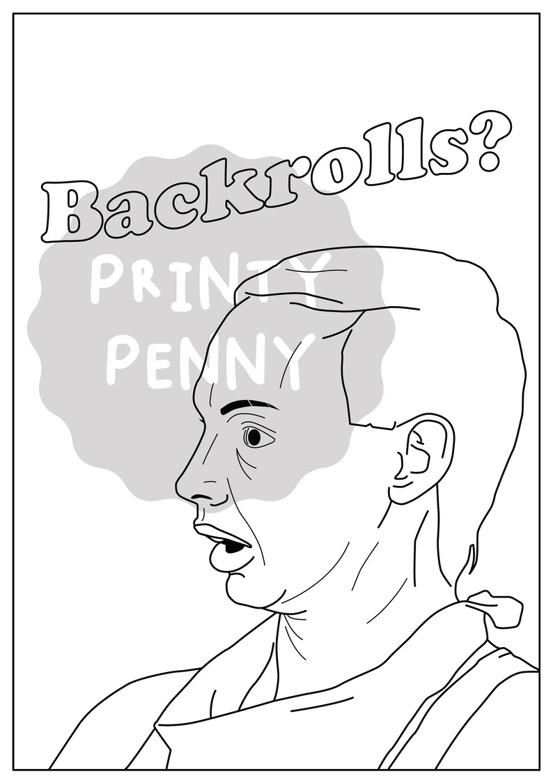 Página para colorear imprimible de RuPaul's Drag Race, Hoja para ...