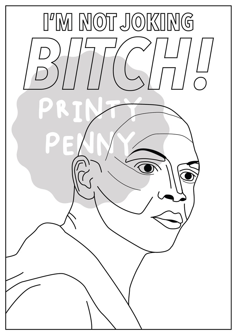 Rupaul's Drag Race Printable Coloring Page, Coco Montrese Colouring ...
