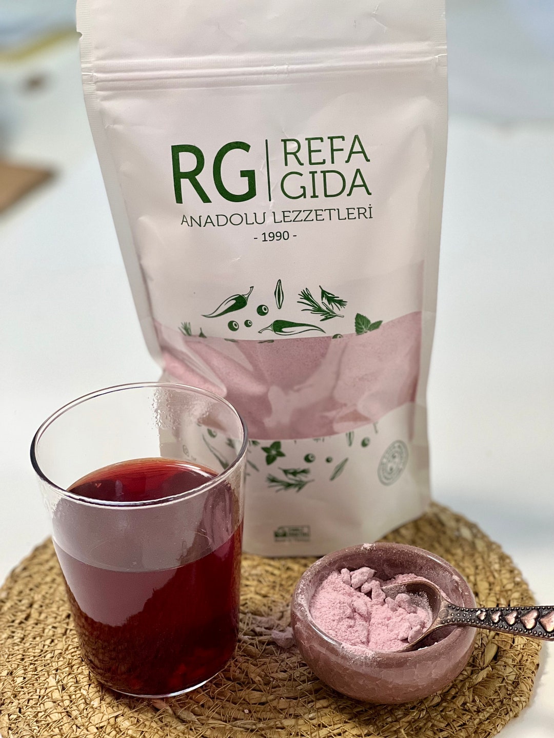 Turkish Pomegranate Tea Powder With Dried Pomegranates, Natural ...