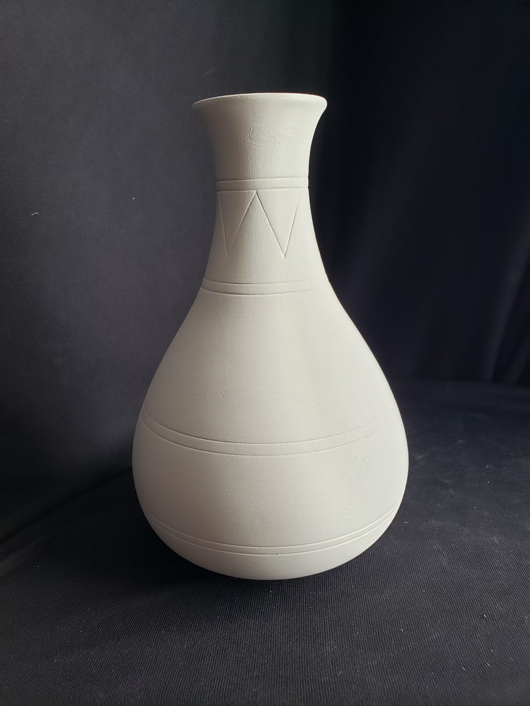Ceramic Bisque - Southwestern Native American Vase - Etsy