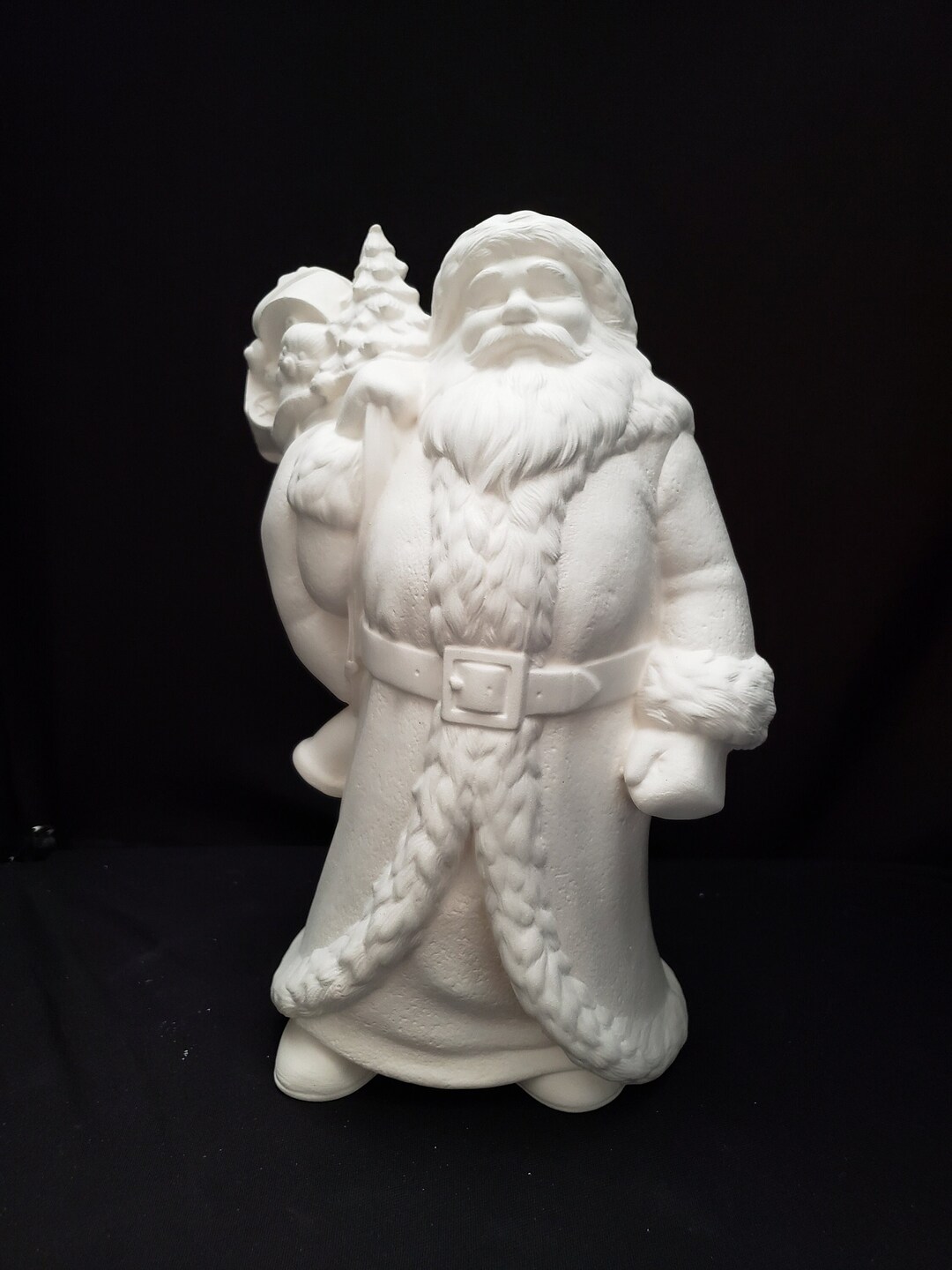 Ceramic Bisque - Old World Santa With Bag of Toys - Etsy