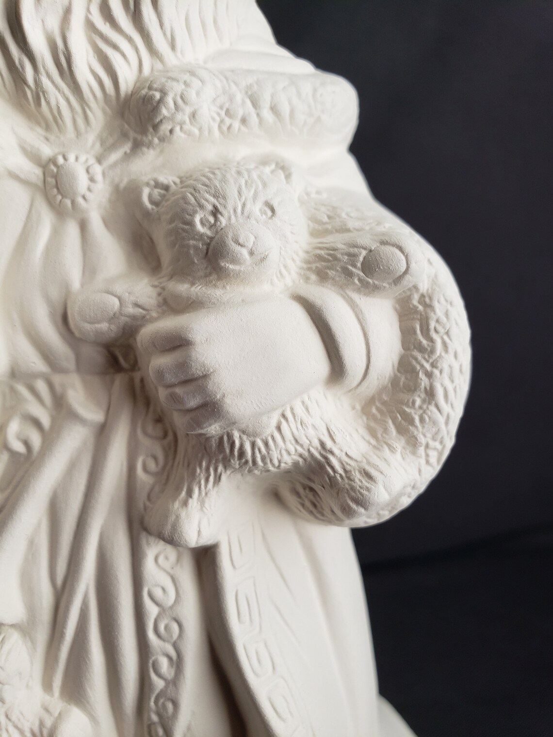 Ceramic Bisque - Renaissance Santa With Toys - Etsy